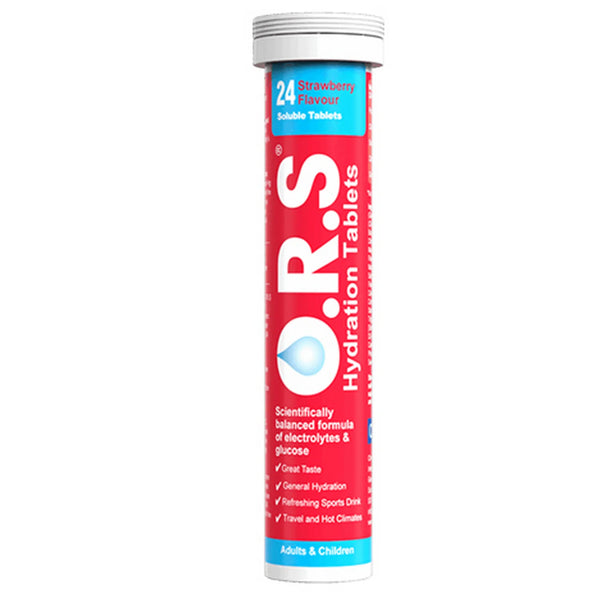 ORS Hydration Tablets - Strawberry Flavour 24 tablets - Rosscarbery ...