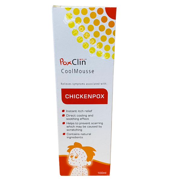 PoxClin Cool Mousse Chickenpox - Rosscarbery Pharmacy