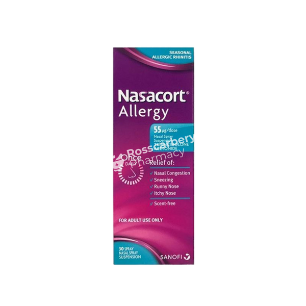 Nasacort Allergy Nasal Spray (30 Sprays) - Rosscarbery Pharmacy